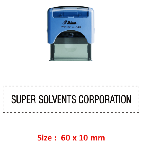 Shiny Single Line Stamp - Rubber Stamps and Seals manufacturer online ...